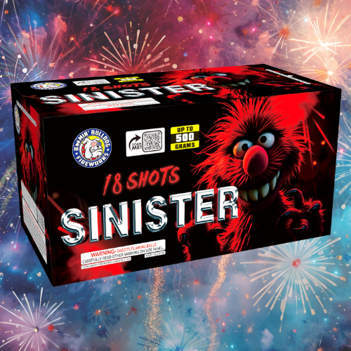 SINISTER – Nebraska's Premier Fireworks Retailer | Kracklin' Kirk's Fireworks